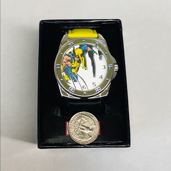 Marvel | Accessories | Marvel Wolverine Leather Strap Watch | Poshmark
